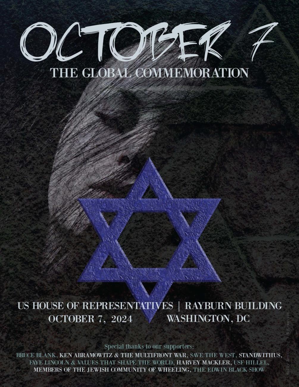 Global Commemoration Of October 7 Horror Broadcasts From Washington | The Lincoln Memo